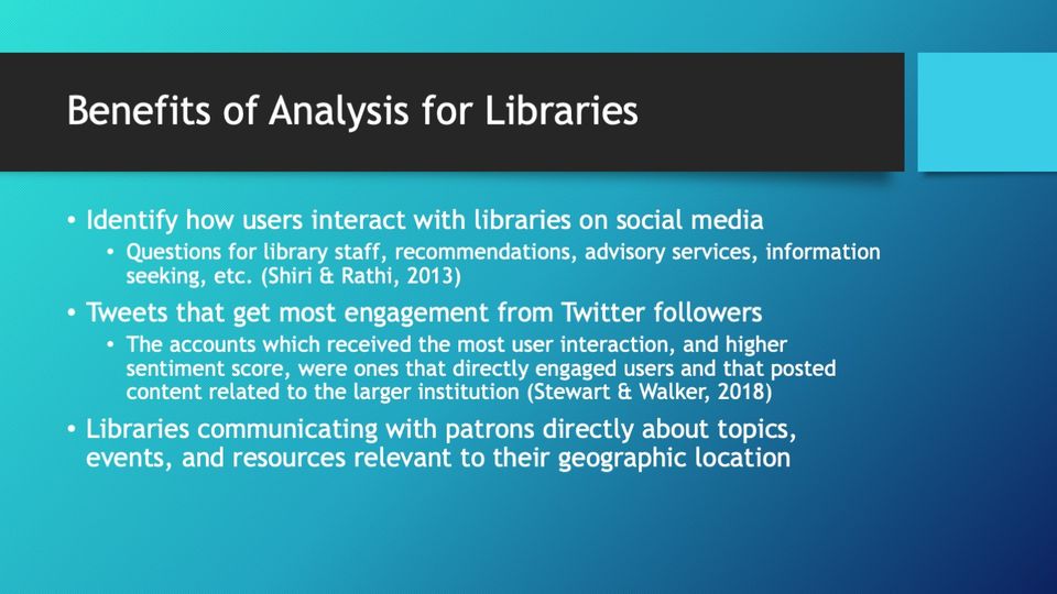 Library Twitter Text Analysis With R Presentation | John Jackson